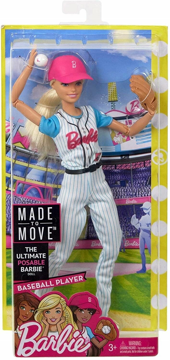 Кукла Mattel Barbie - Кукла бейсболистка с аксессуарами - Барби FRL98