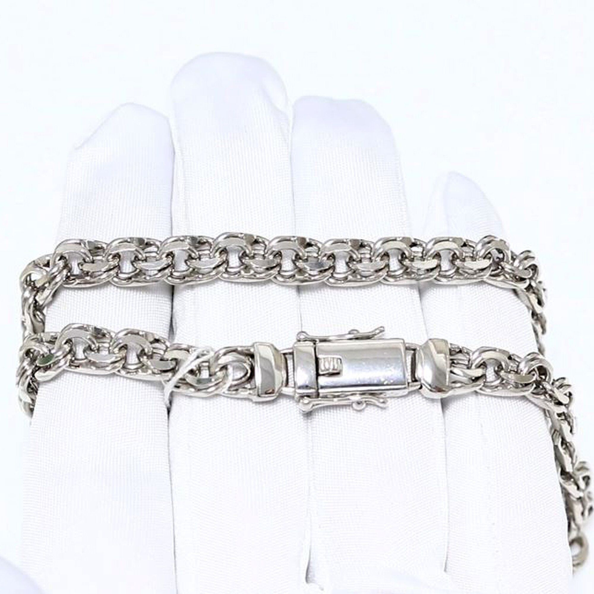 Цепь серебро, 925 проба, родирование