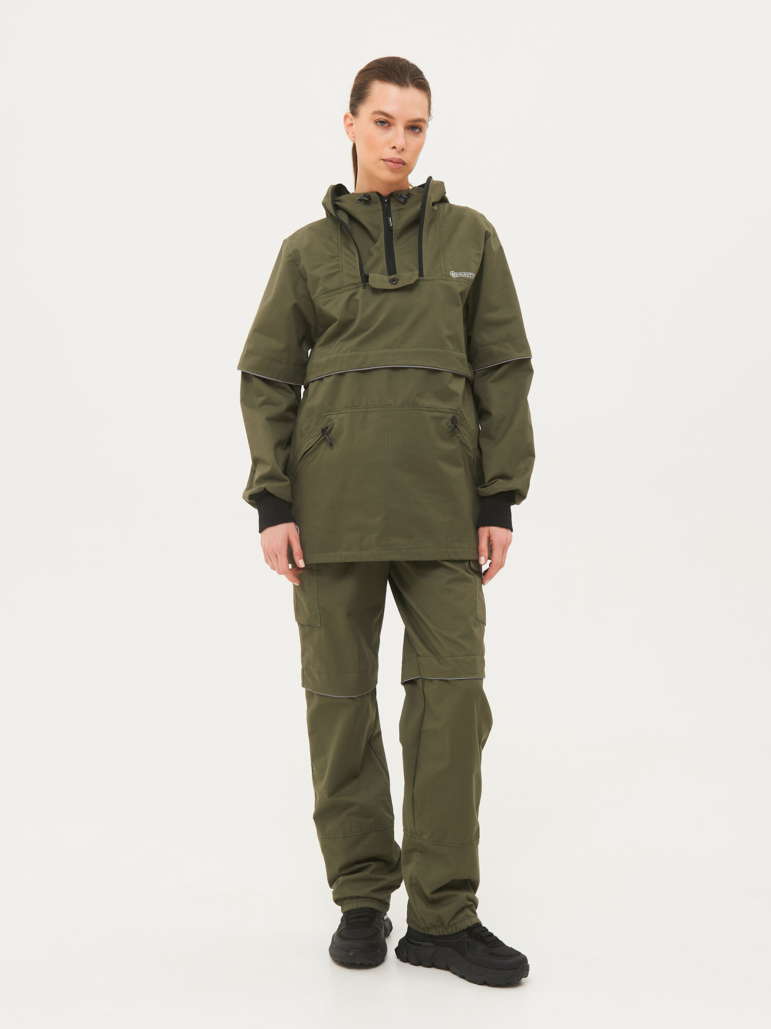 Костюм женский летний антигнус-люкс Хаки Cotton 52-54/170-176