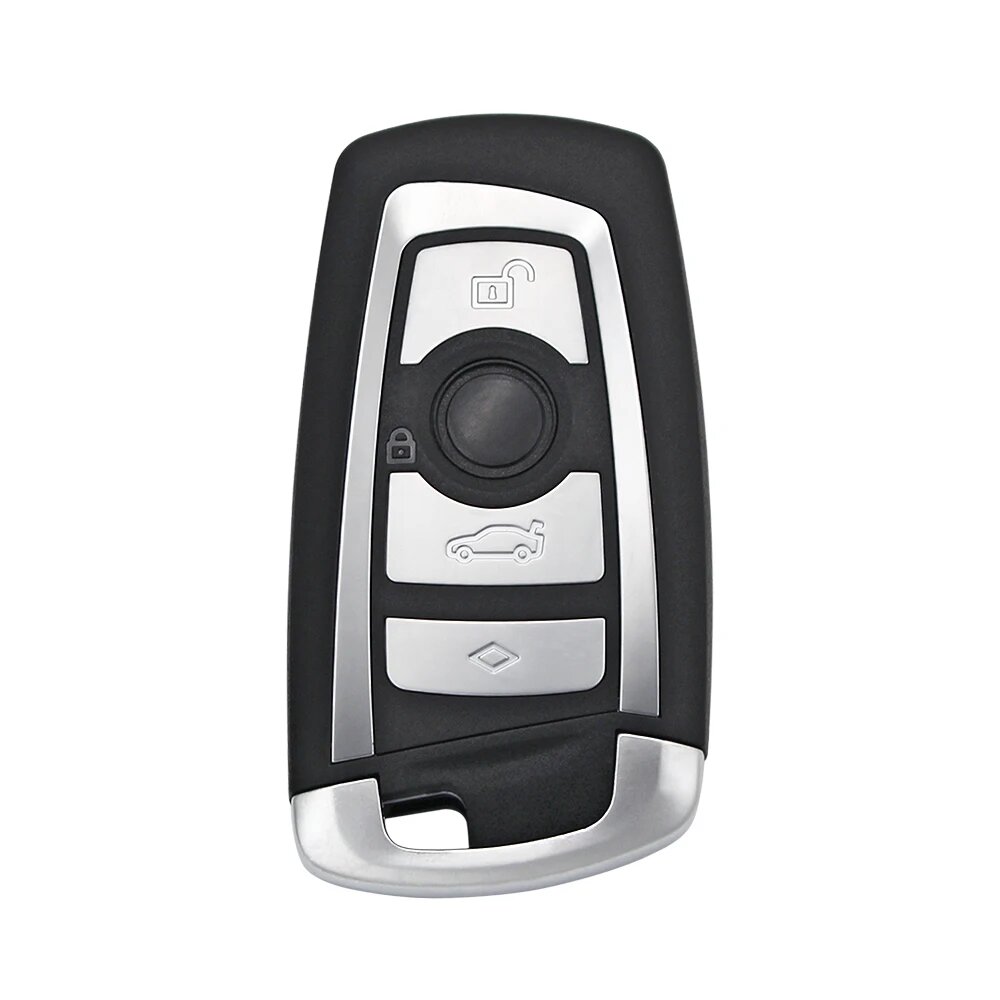 Сменный корпус смарт-ключа 4B для BMW CAS4 F 3 5 7 серии E90 E92 E93 X5 F10 F20 F30 F40 Silver