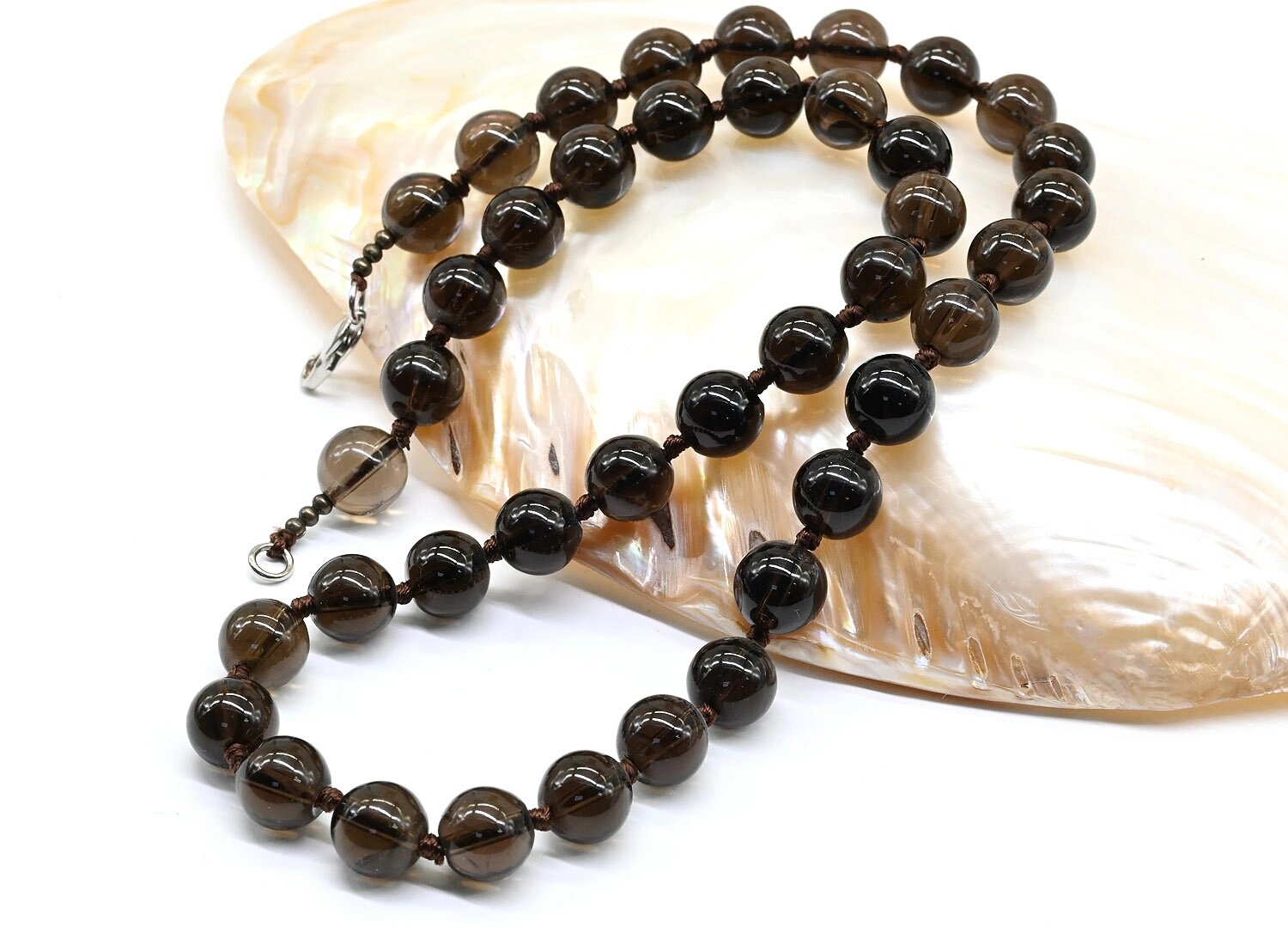 Бусы, топаз