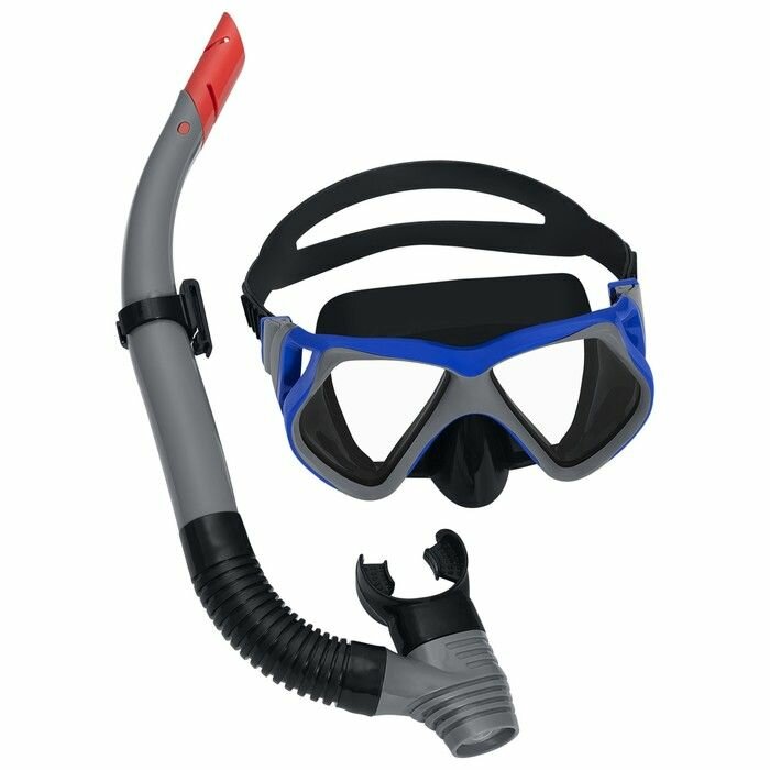 Набор для плавания Bestway "Dominator Pro Snorkel Mask", маска, трубка, от 14 лет (24069)