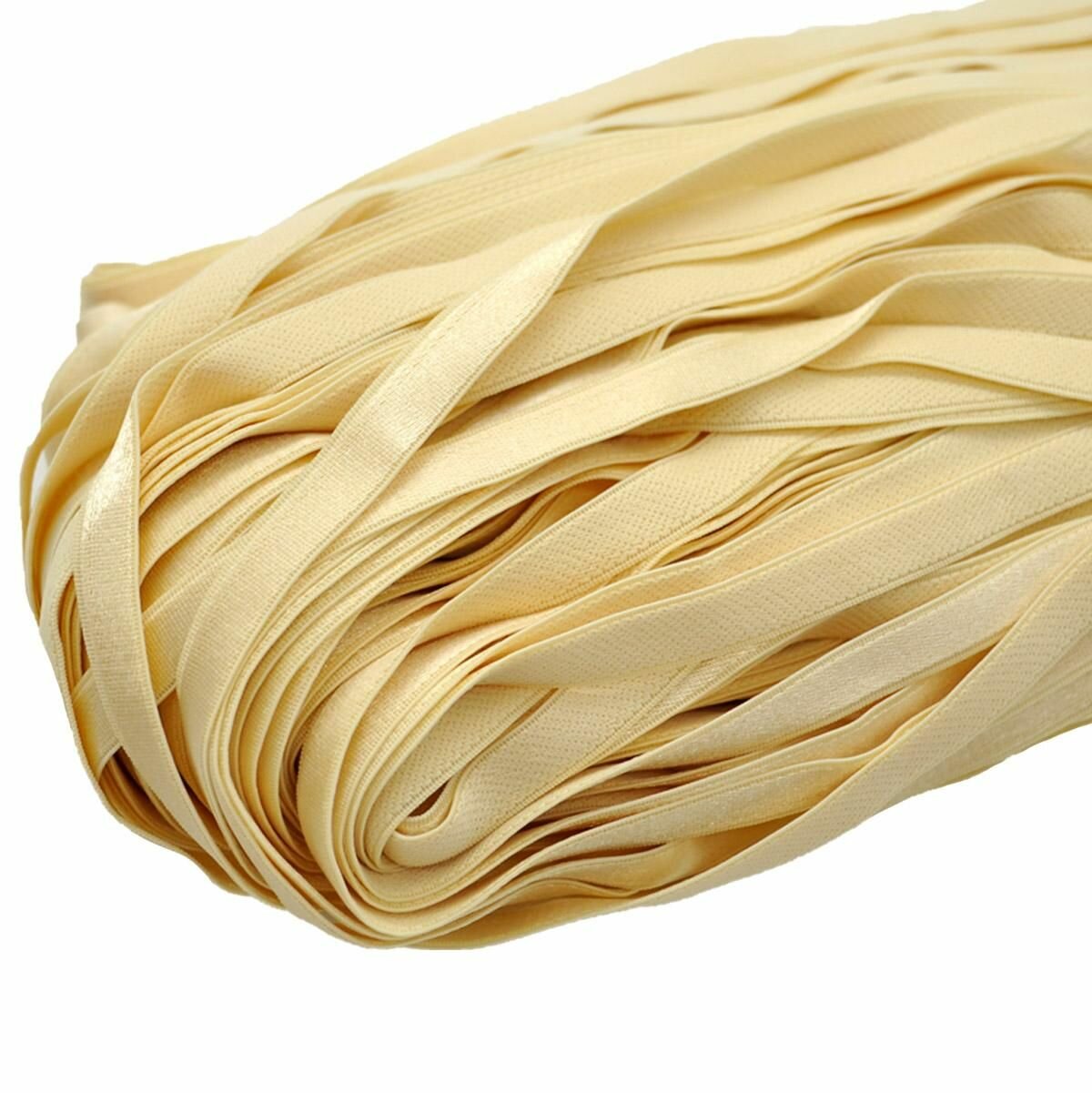 Бретельная лента айрис Эластичная, 10 мм, 50 м, цвет Шампань, STD/58