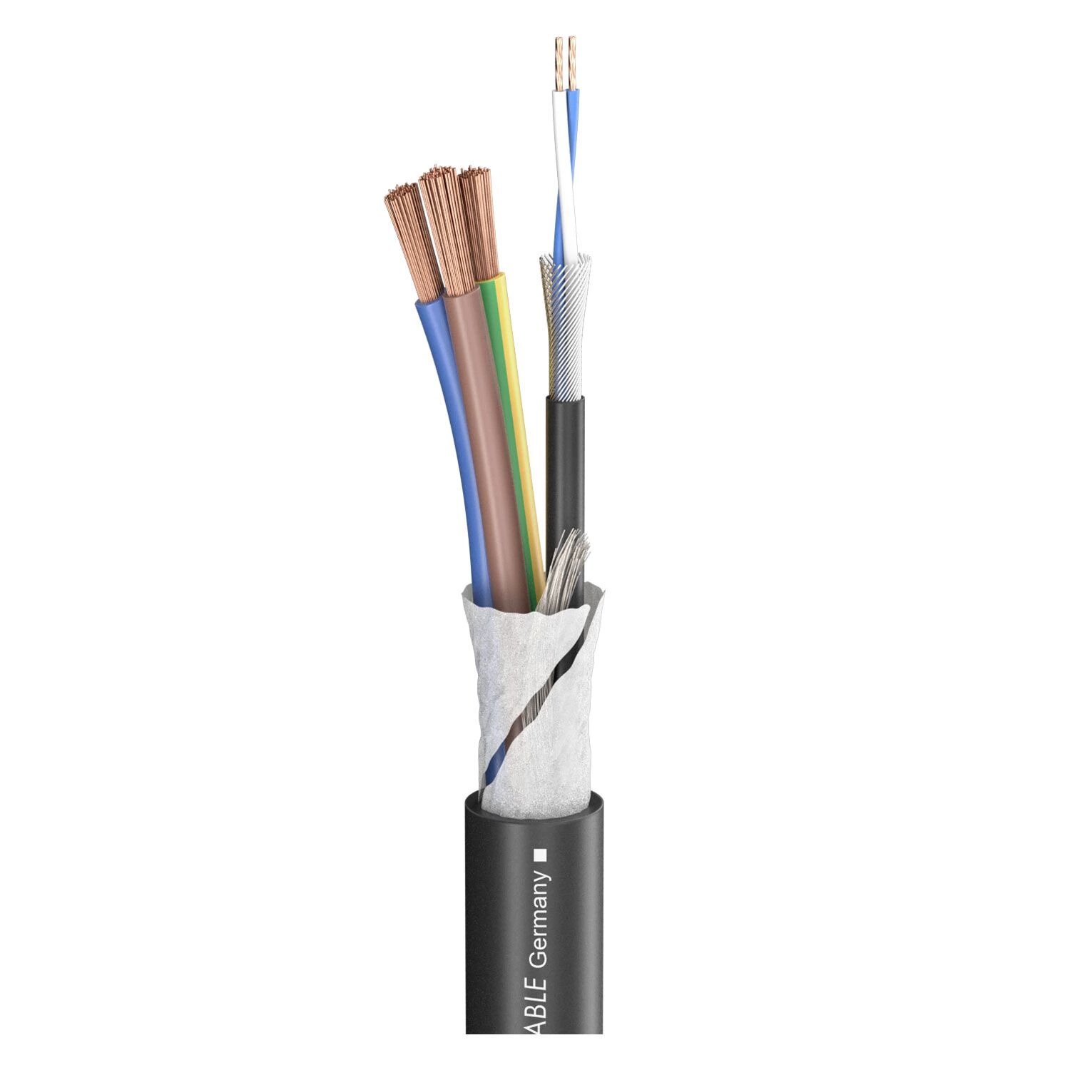 Кабель Мультикор Sommer Cable 502-0051-1 SC-Monolith 1 compact Black 100.0m, катушка