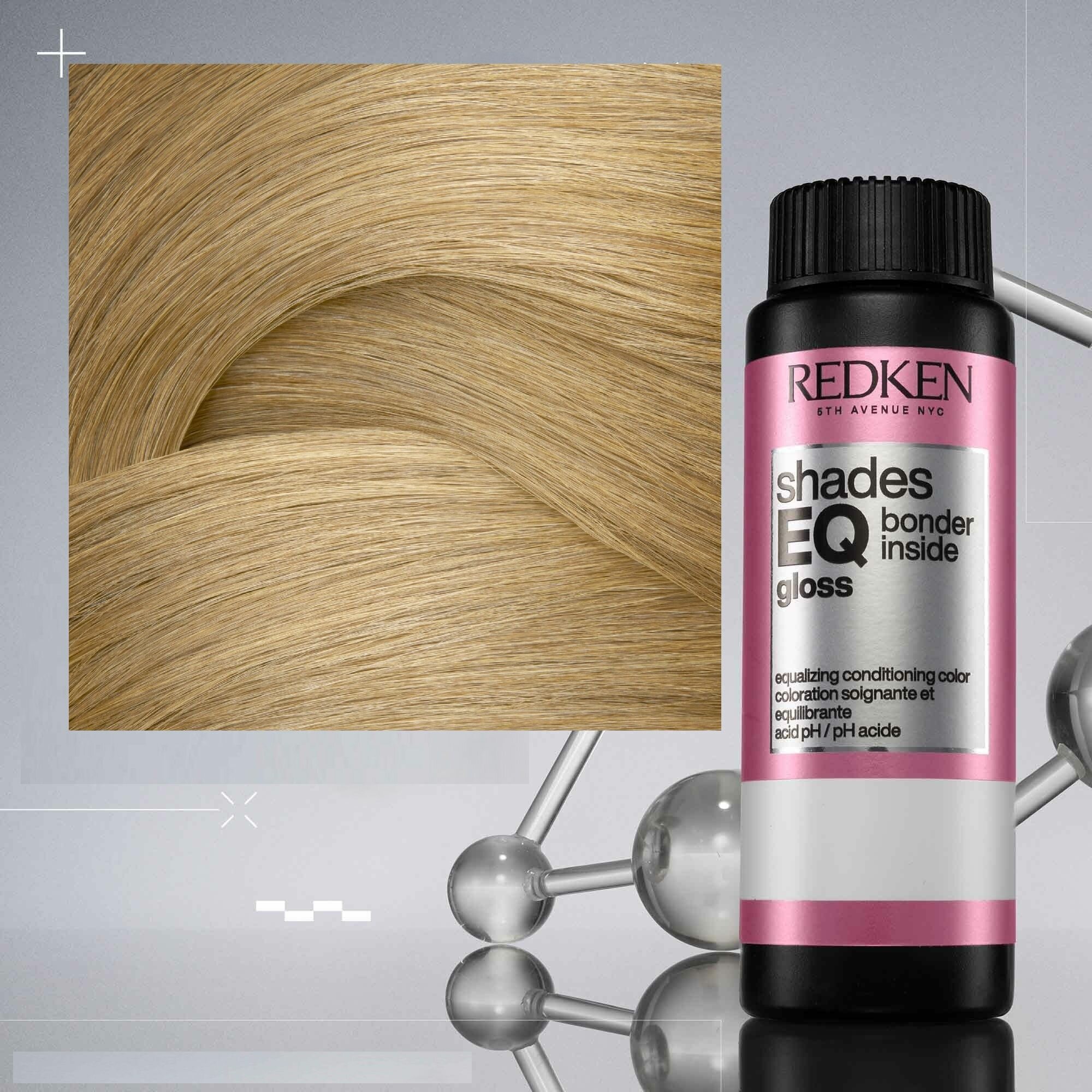 REDKEN SHADES EQ GLOSS BONDER INSIDE 09AG Краска-блеск без аммиака 60 МЛ