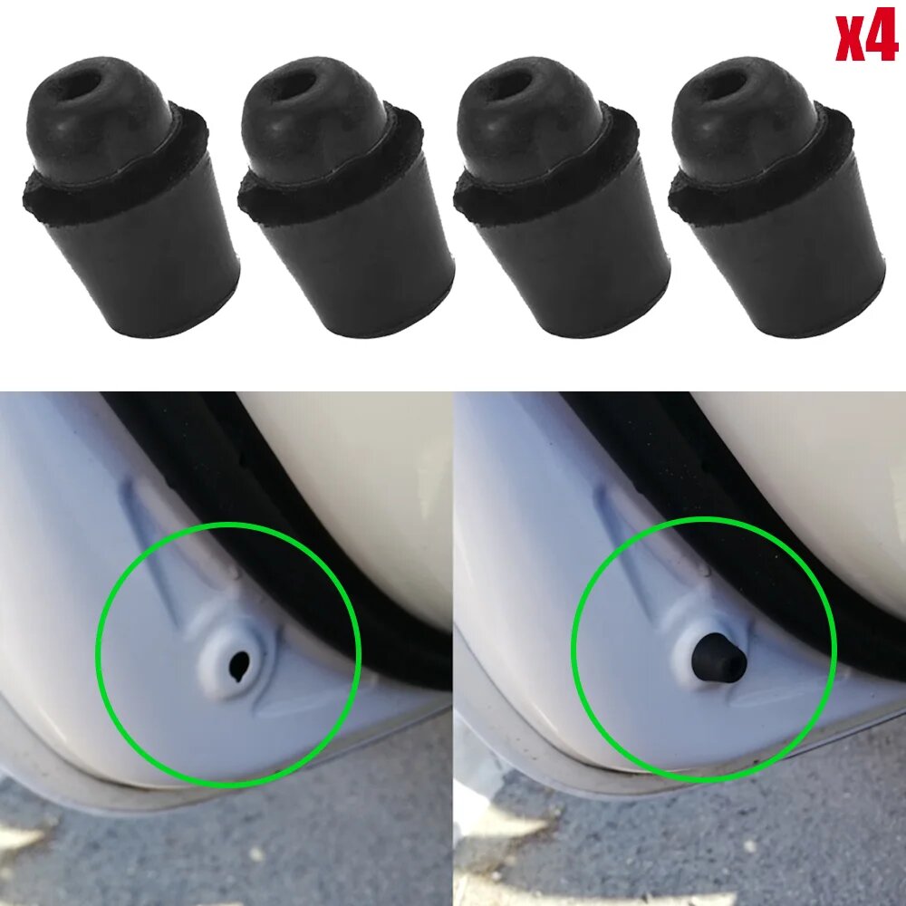 4x 8219128010 Для Hyundai Sonata Santa Fe Getz Starex Solaris Creta черный новый дверной бампер буферная накладка противоударный отбойник резиновая