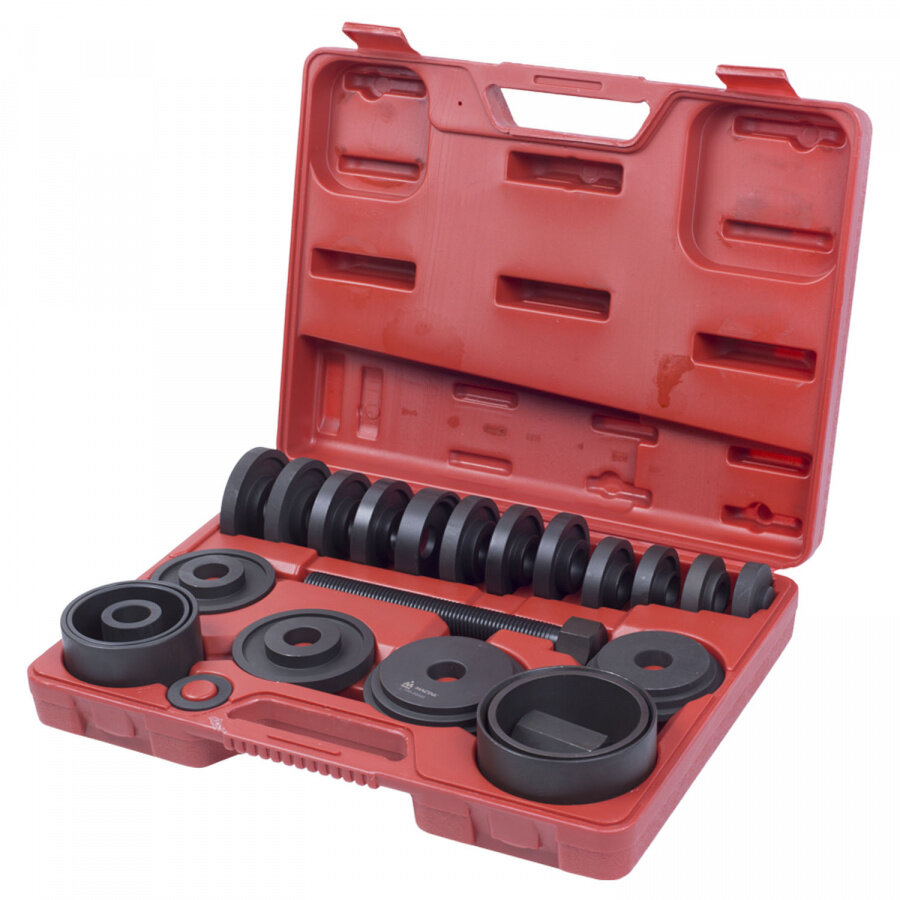 Мастак Набор оправок для монтажа и демонтажа ступичных подшипников, кейс, 22 предмета 100-30022C