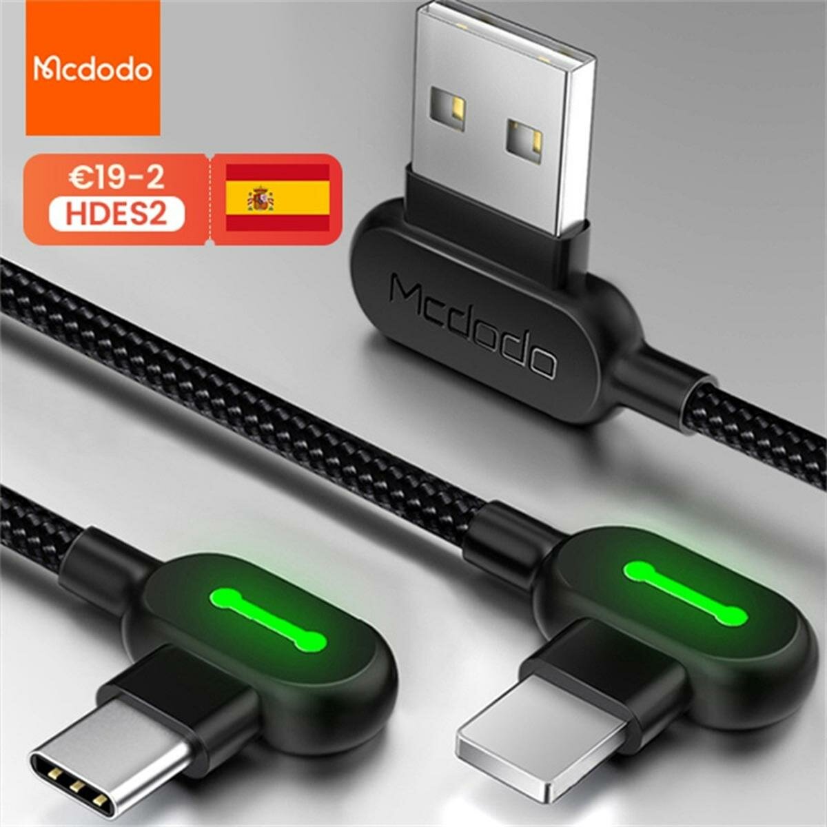 MCDODO 3A USB Type C кабель Micro USB быстрая зарядка телефона зарядное устройство шнур передачи данных для iPhone 13 12 11 Pro Max 8 7 Huawei Xiaomi Samsung
