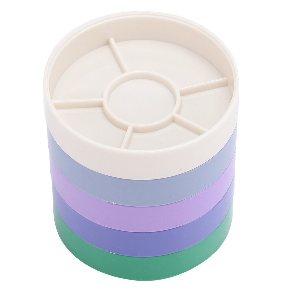 5-слойный пластиковый круглый корпус часов, коробка для хранения винтов, контейнер для инструментов, держатель для часов