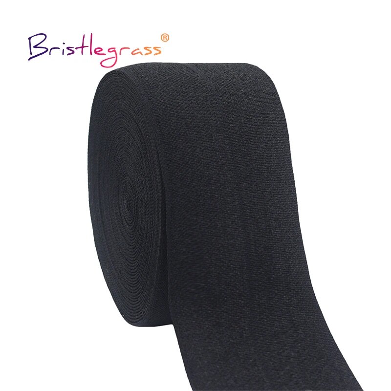 BRISTLEGRASS Резинка для шитья 40 мм 10 шт Черный, Black, 5 Yards