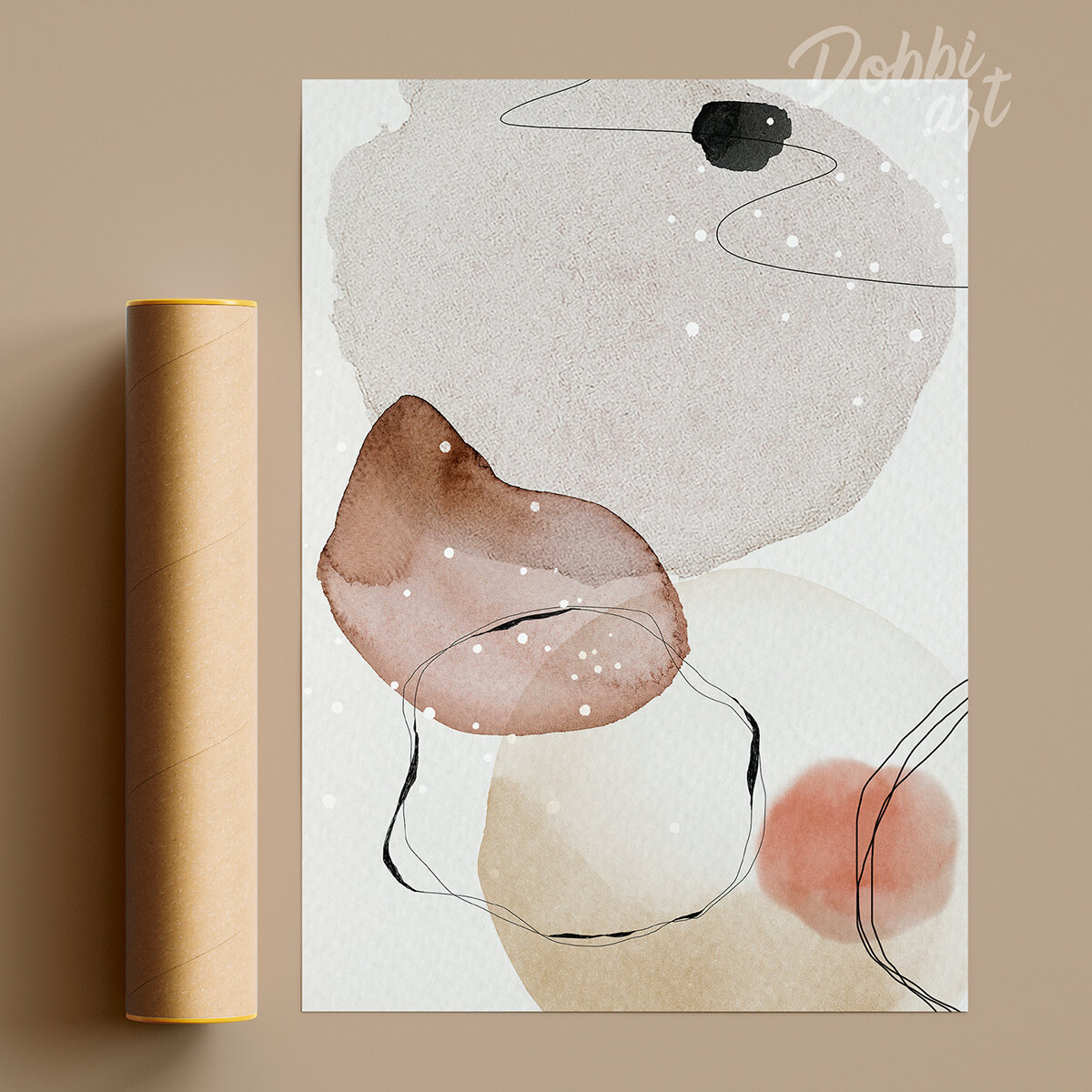 Постер Абстракция минимализм 40х50 см/ Постер для интерьера/ Декор на стену/ Постер для дома, офиса