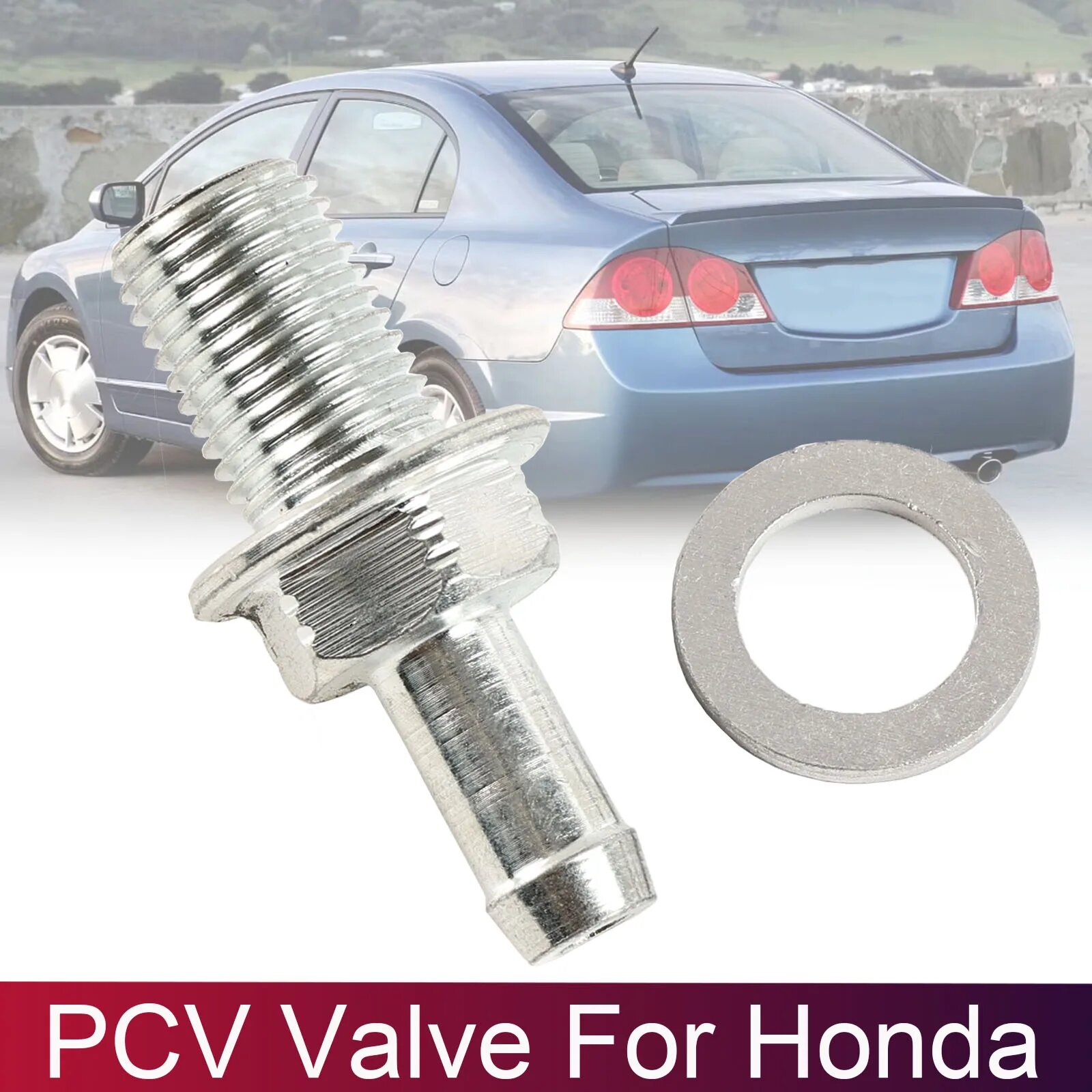 Клапан PCV с шайбой, автомобильные аксессуары для Honda Accord CR-V Civic Element, подходит для HR-V Acura ILX 2002-2009 17130-PND-A01 17130RBBA01