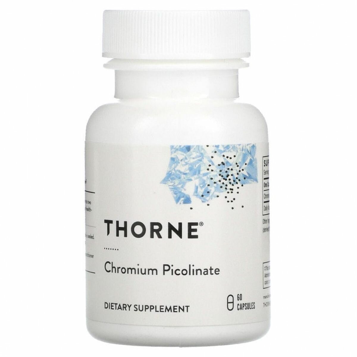Thorne Research, Пиколинат хрома, Chromium Picolinate 60 капсул