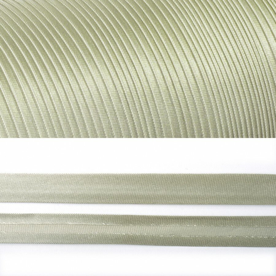 Косая бейка атласная 15мм F313 св. серый 10м