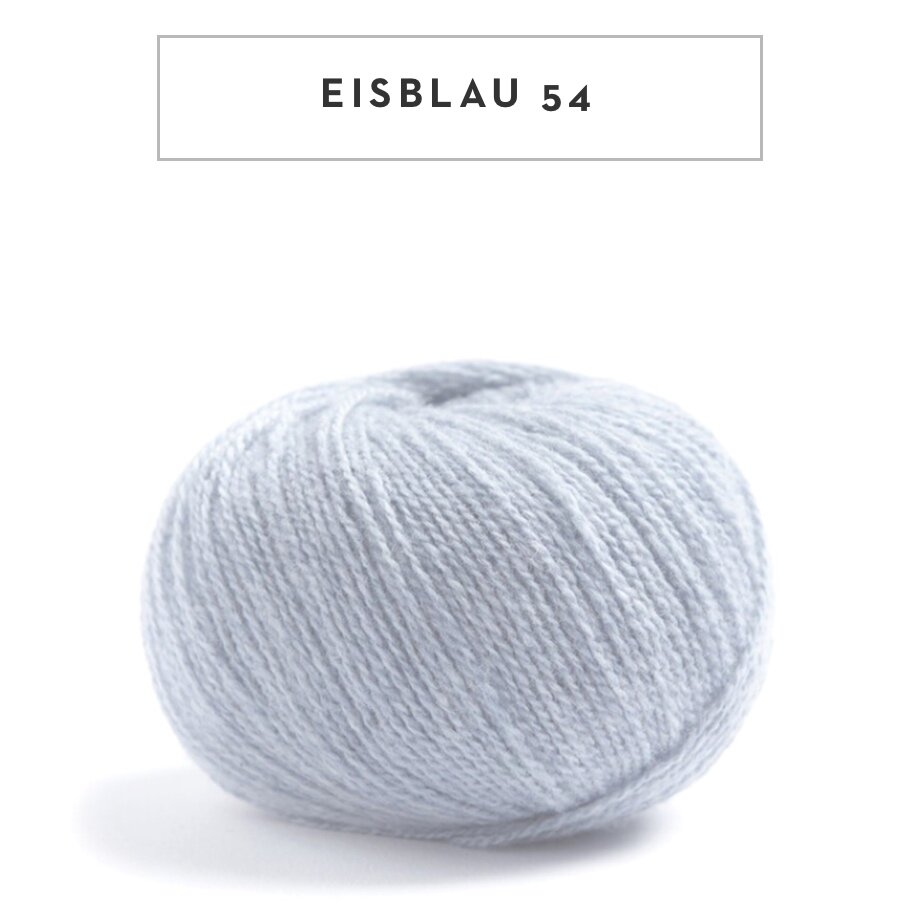 Milano /Милано/ пряжа Lamana (90% шерсть мериноса сверхтонкая, 10% кашемир), 25г/180м (54 M, eisblau (ледяной синий), синий)