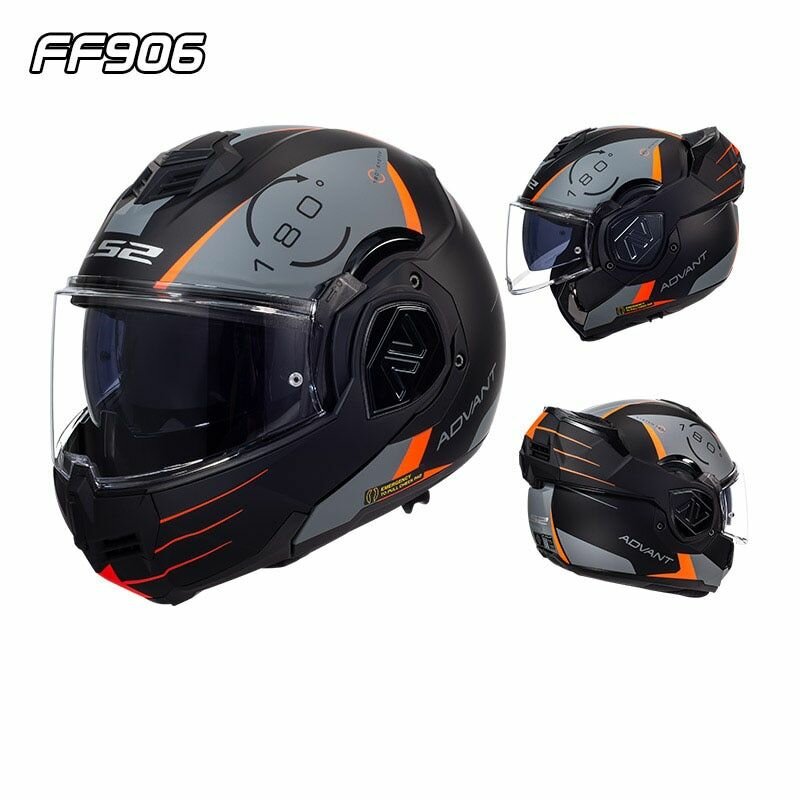 LS2 FF906 Advant откидной мотоциклетный шлем Гоночный шлем