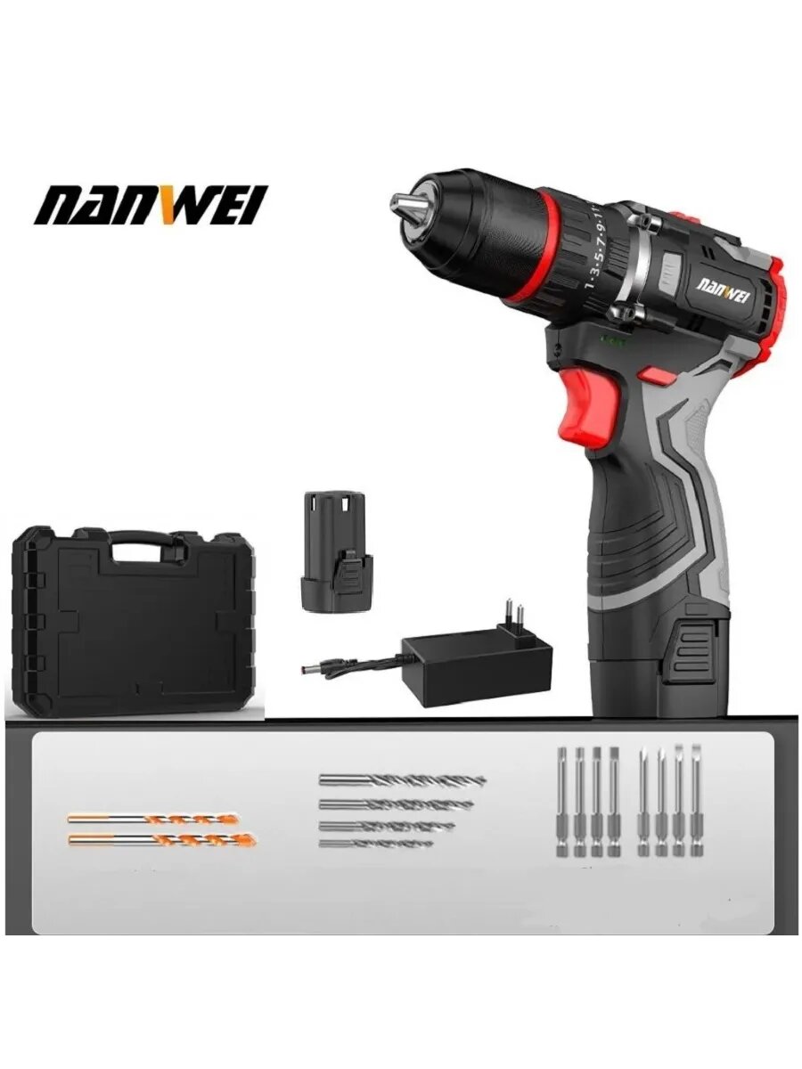 Шуруповерт аккумуляторный Нанвей