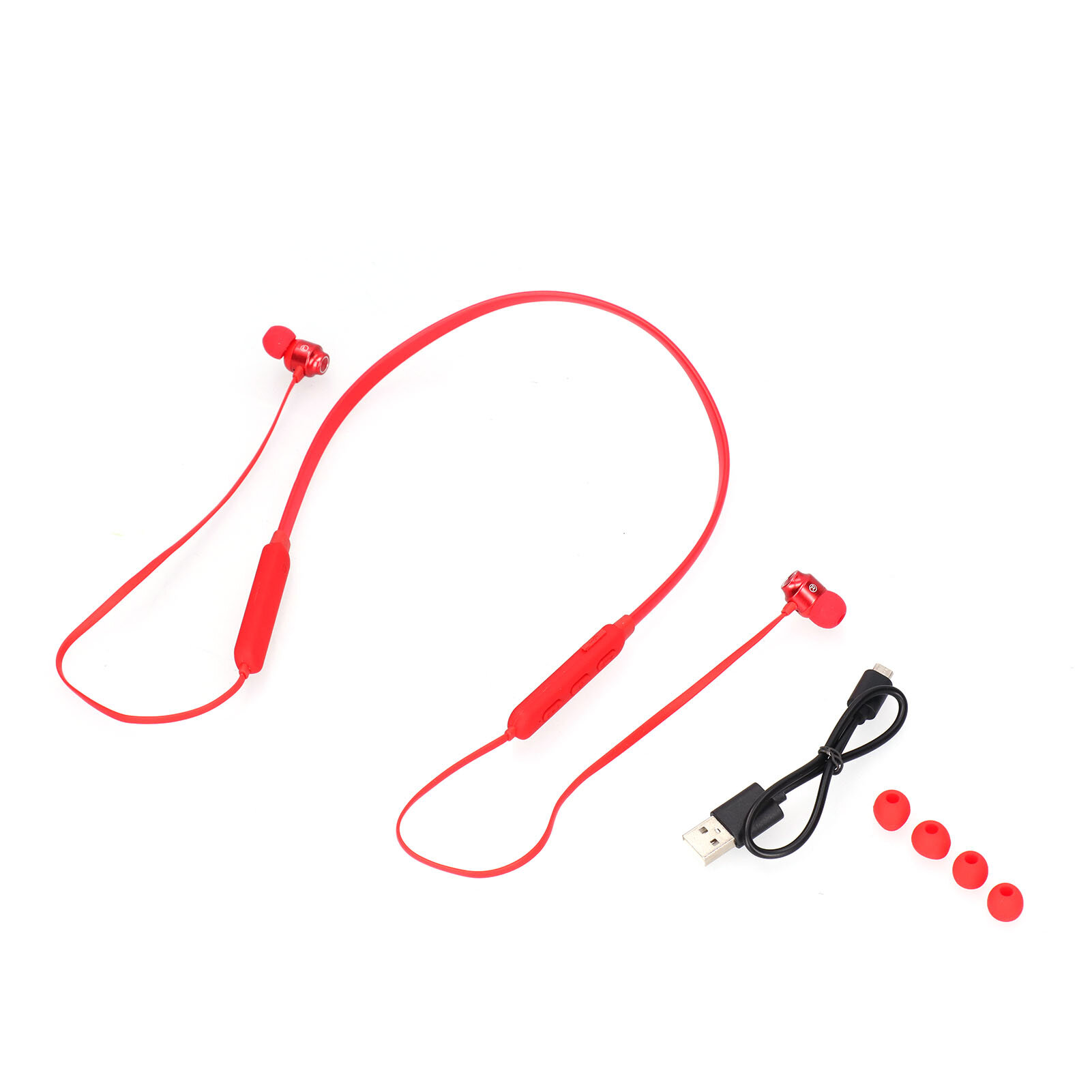 Шея в наушниках Bluetooth