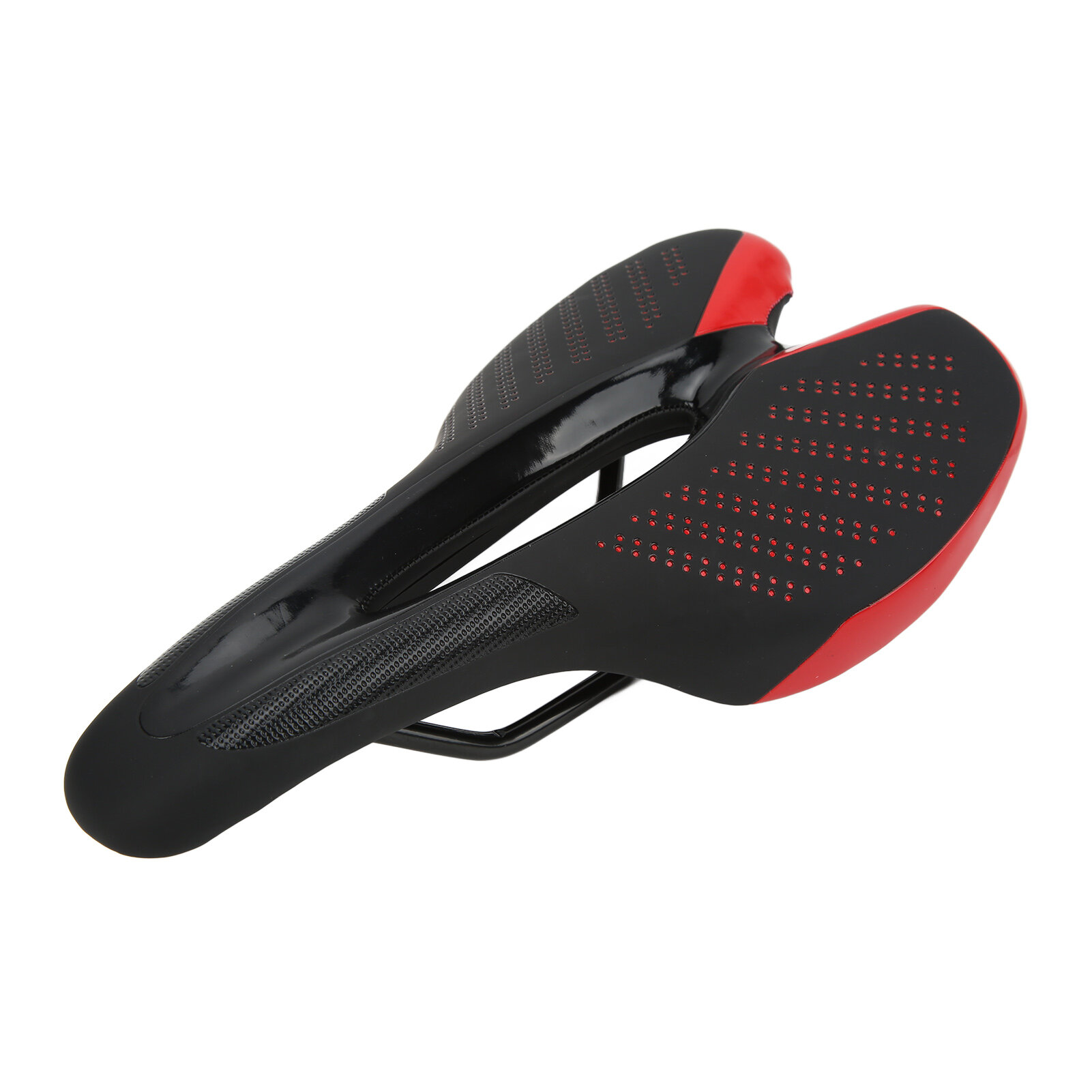 Горное велосипедное седло Эргономичное дизайнерское дышащее водонепроницаемое велосипедное сиденье для горного и дорожного велосипеда911 черно -красное