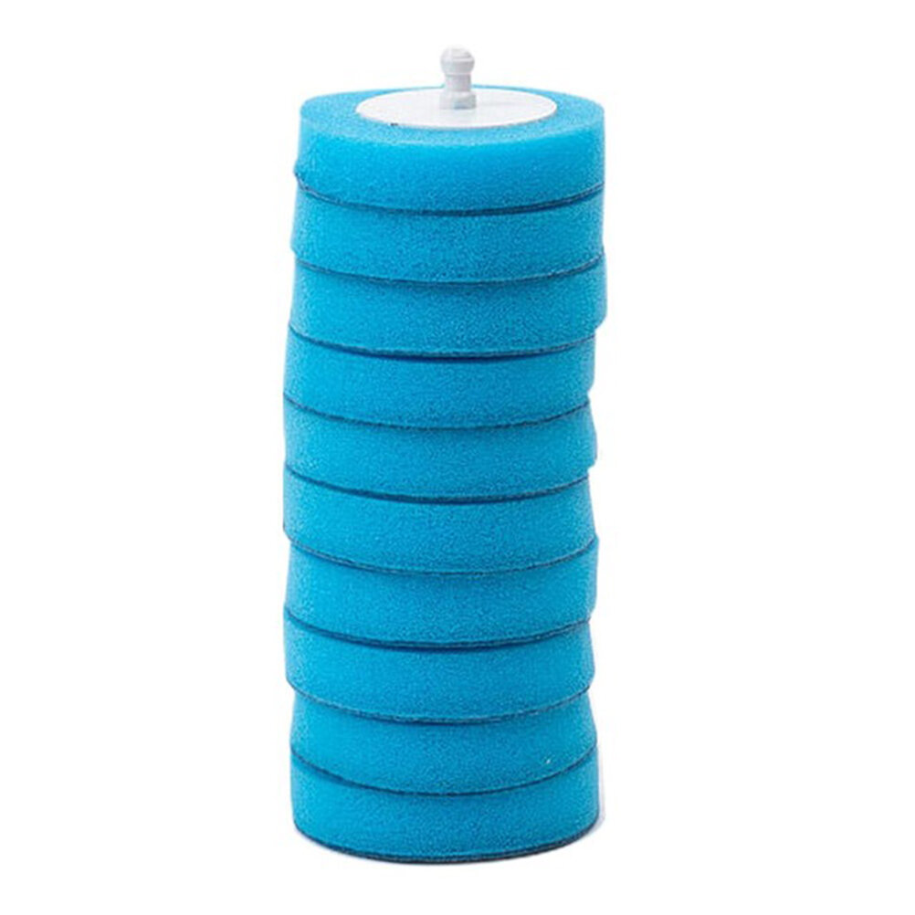 Одноразовый ершик для унитаза с 10 дезинфицирующими сменными насадками. Мощная система очистки туалета. Комплект для гигиены ванной комнаты. Простота использования и замены.