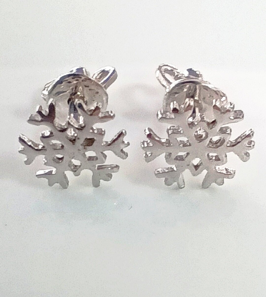 Серьги пусеты, серебро, 925 проба, родирование