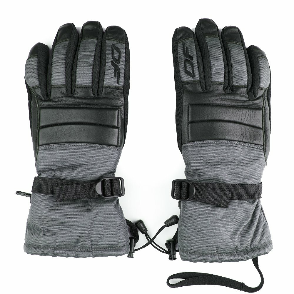 Снегоходные перчатки DRAGONFLY Snowmobile Extreme, Black/Grey M