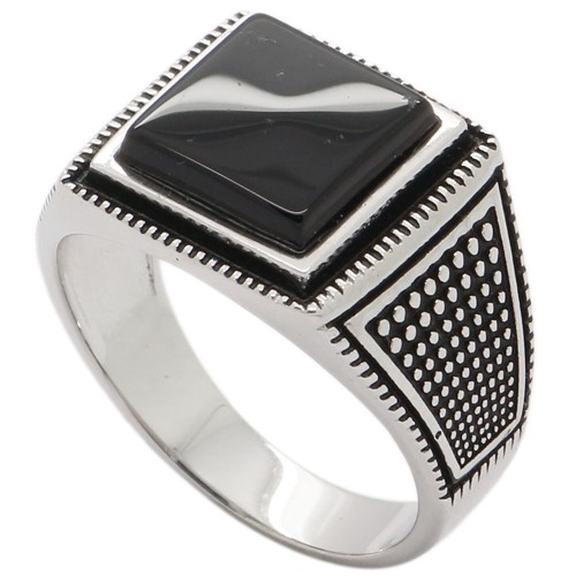 Печатка, серебро, 925 проба, родирование, агат