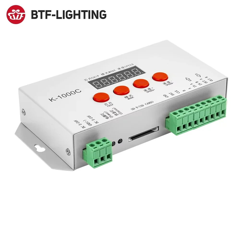 Программируемый RGB-контроллер BTF-LIGHTING K-1000C 2048 пикселей