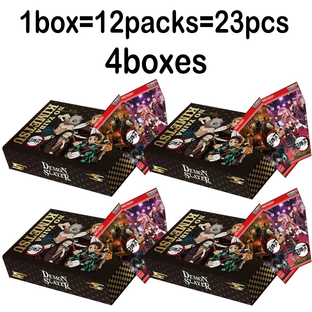 Карта «Убийца демонов» Kochou Shinobu Kamado Nezuko Bandai 4 Boxes