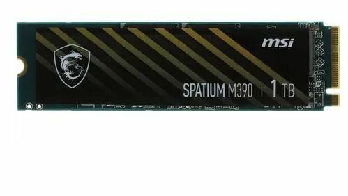 1000 ГБ SSD M.2 накопитель MSI SPATIUM M390 (S78-440L890-P83) - PCI-E 3. x x4, чтение - 3300 Мбайт/сек, запись - 3000 Мбайт/сек, 3D NAND, NVM Express