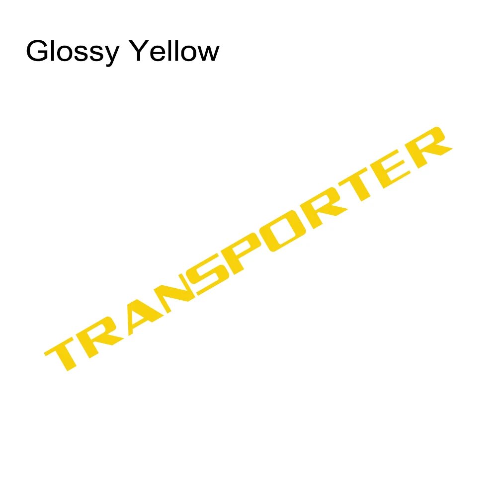 Виниловые наклейки на лобовое стекло автомобиля для Volkswagen VW Transporter T3 T4 T5 T6 Glossy Yellow