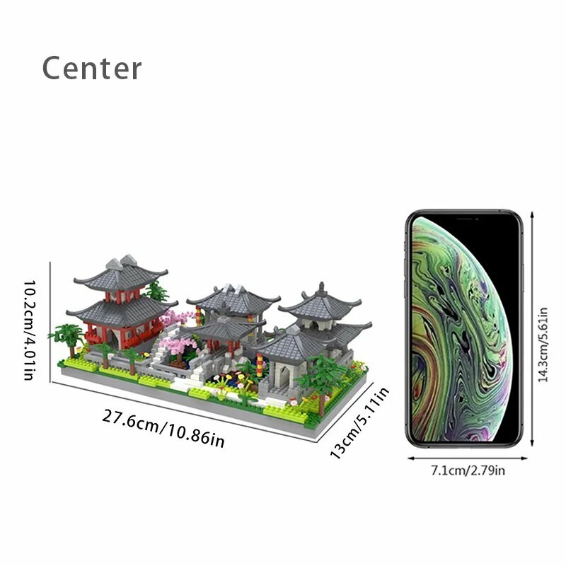 Конструктор "Сады Сучжоу", Цвет: Suzhou circle center