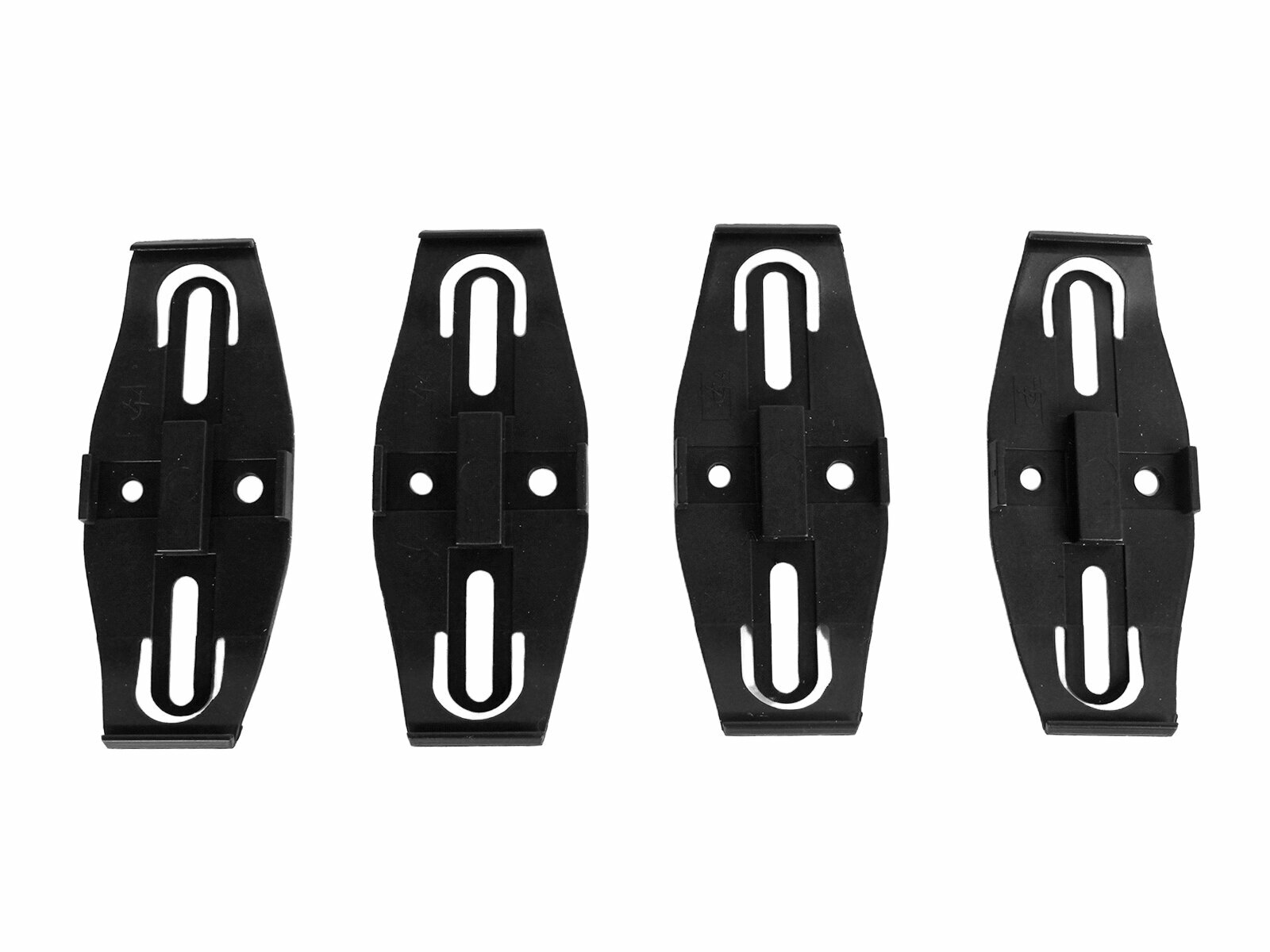 Клипсы для кпепления номерного знака черные 2 штуки комплект