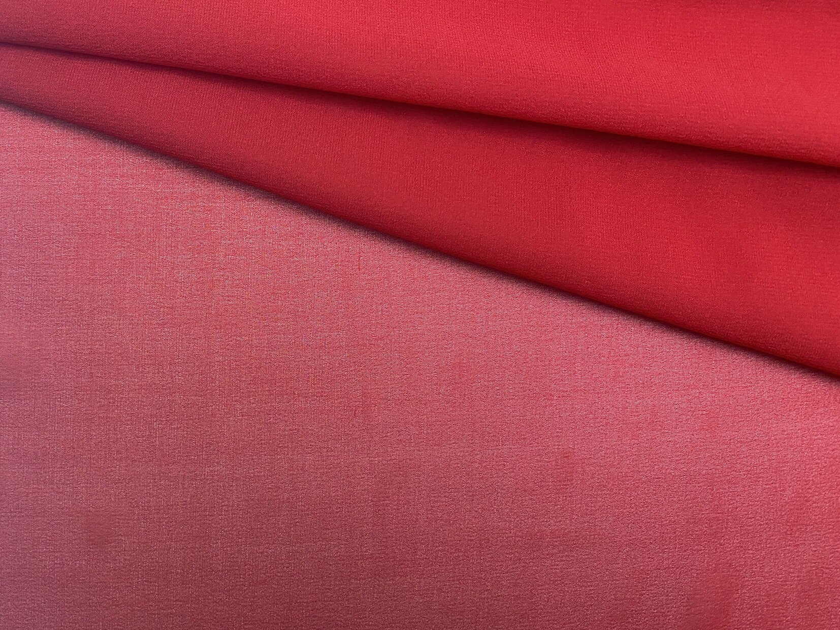 Ткань Шифон красного цвета 24314