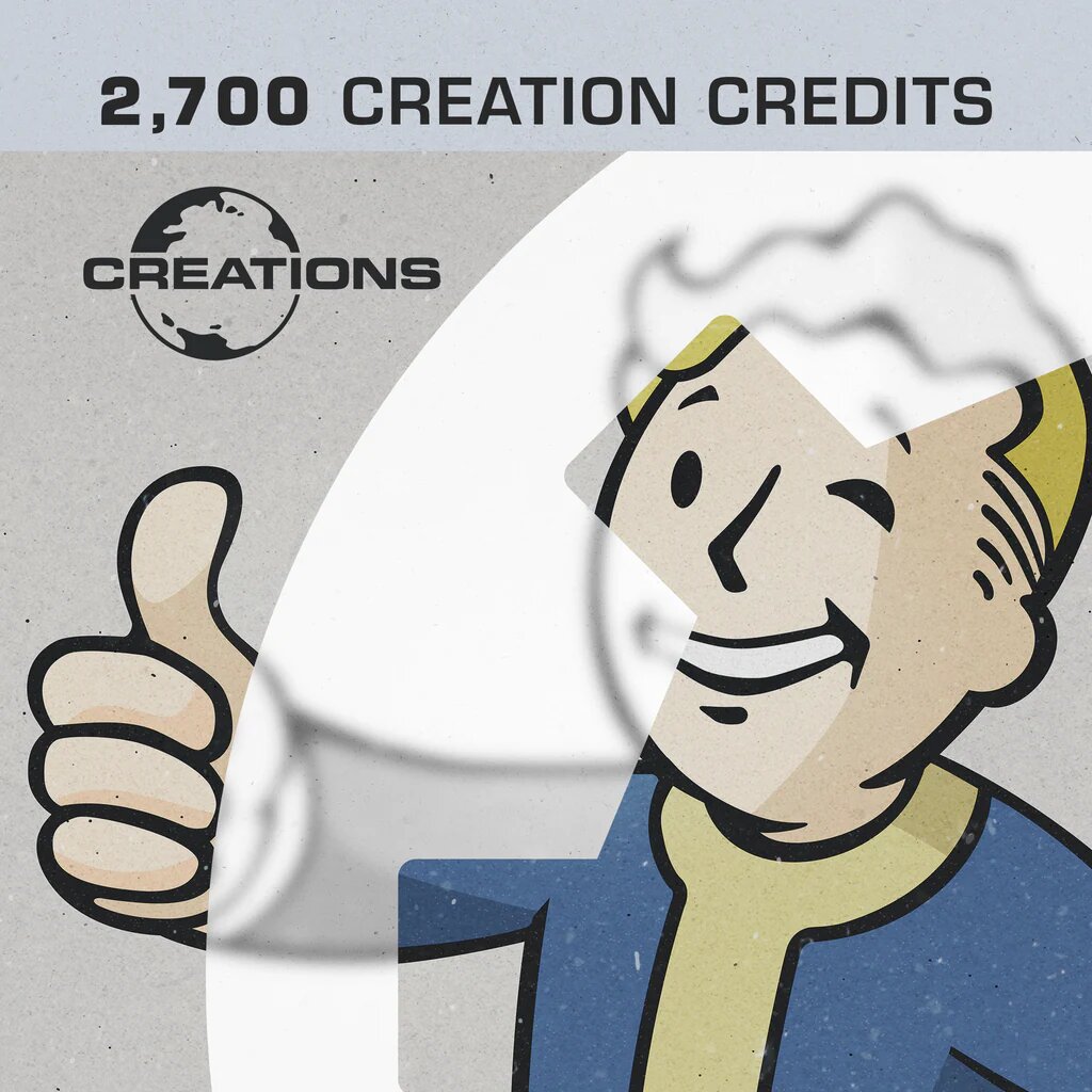 Дополнение Fallout 4: 2700 Creation Credits, цифровое издание PlayStation 5, регион Индия / код пополнения баланса