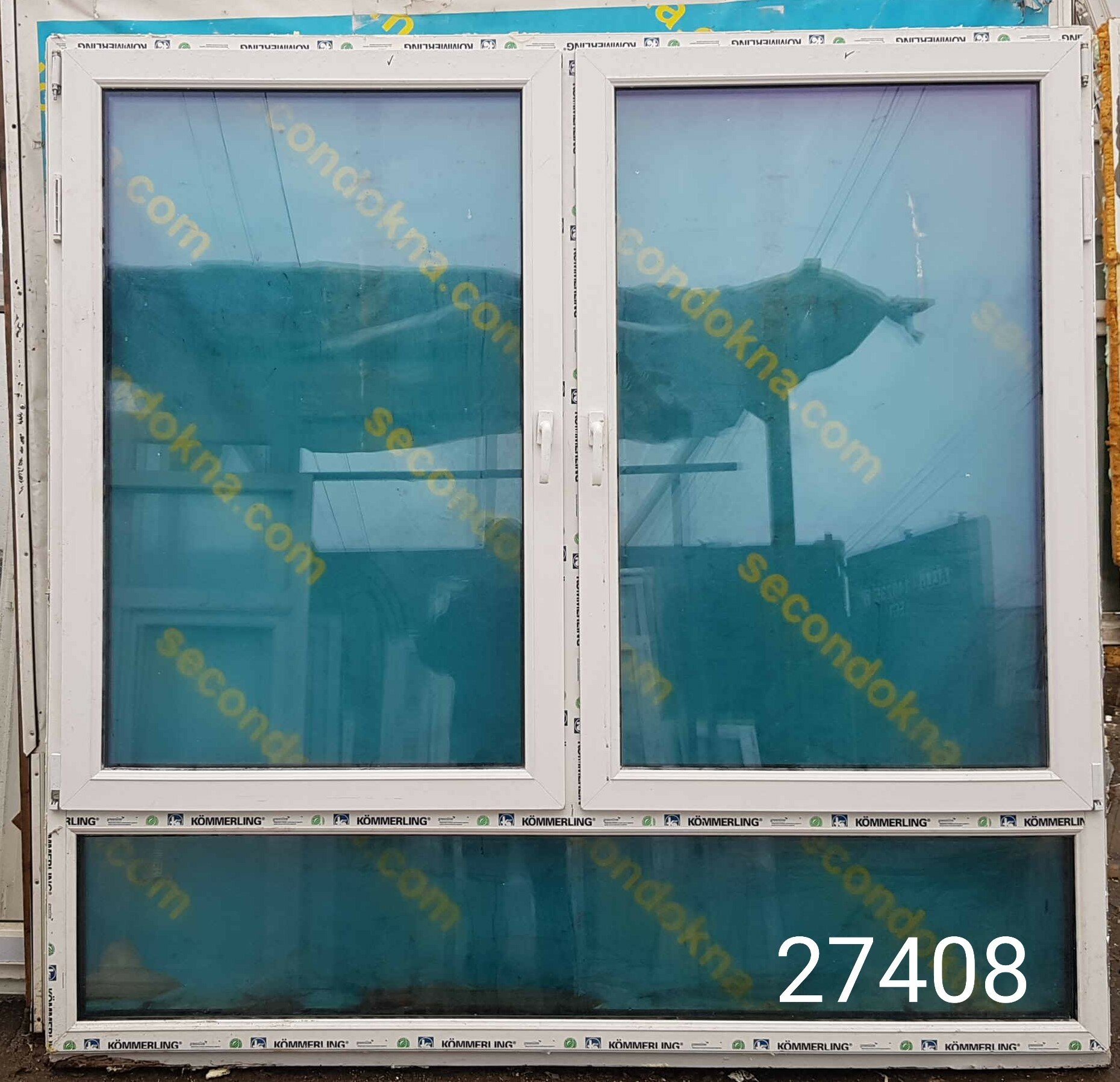 Пластиковое окно Б/У 1940(в) 1540 об х 2000(ш)