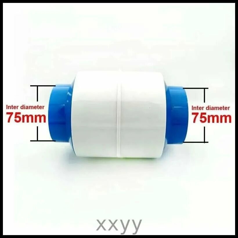 Обратный клапан вентиляции 75мм для туалета и ваннойПопулярен осенью