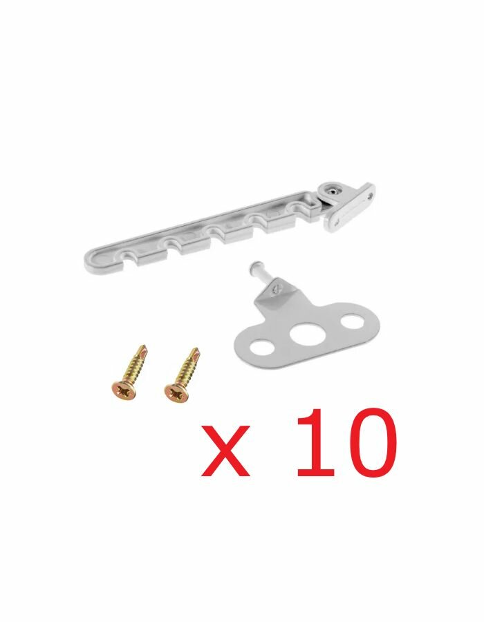 Гребенка металлическая 10 шт. ограничитель для пластикового окна