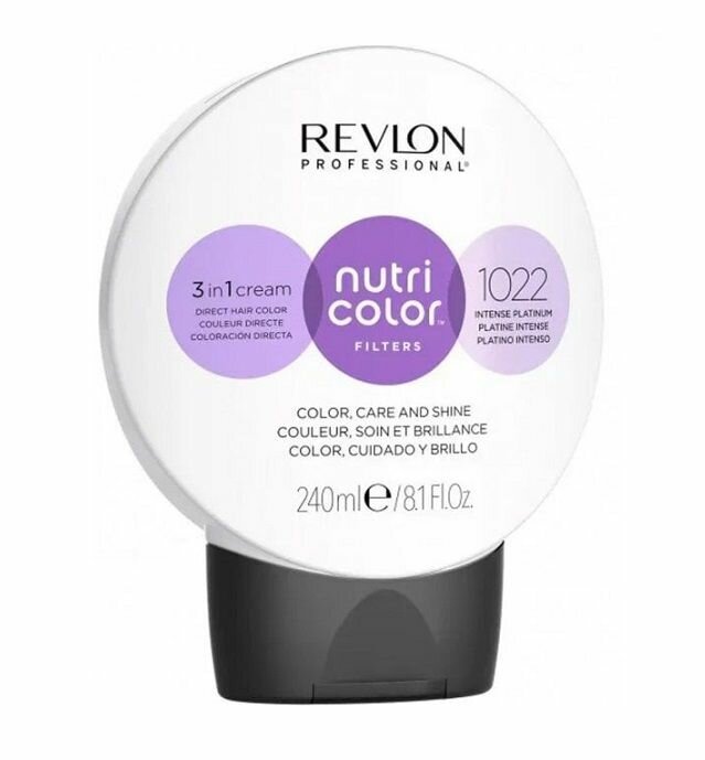 Краска для волос 1022 Интенсивная Платина, NUTRI COLOR, 240мл