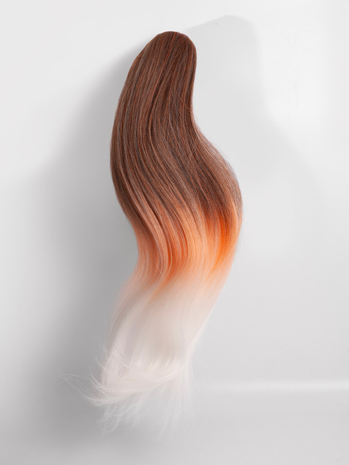 Hairshop Канекалон Вау Джау Рыжая лиса 1,4м/100 г/1В/Orange/White