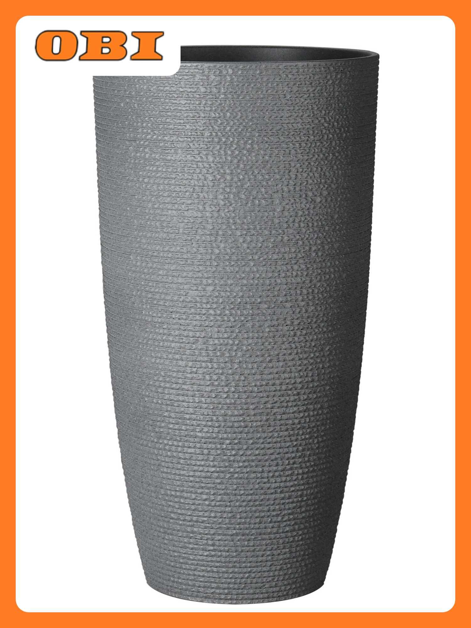 Кашпо Композит "Бург", бетон, для живых и искусственных растений