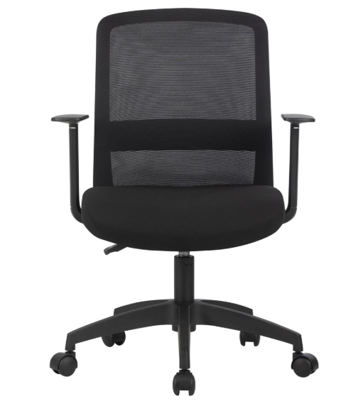 Кресло Cactus CS-MC333-BK черный сиденье черный сетка/ткань низк. спин. крестов. пластик пластик черн
