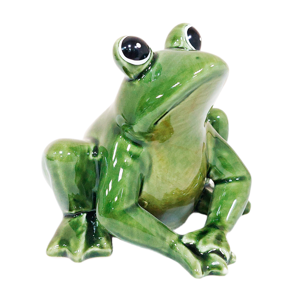 Фарфоровая фигурка ручной работы "Лягушкая"