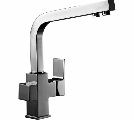 Смеситель для кухни Z35-32 с подключением к фильтру, хром, Rossinka