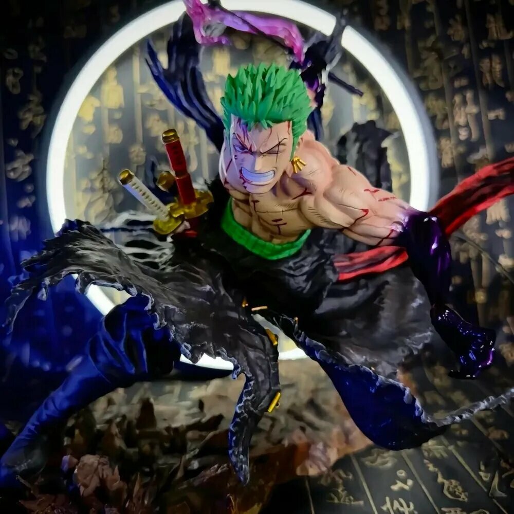 Фигурка Ван Пис Зоро Один Меч Кровавая Ванна / One Piece Zoro One Sword Blood Bath (31см)