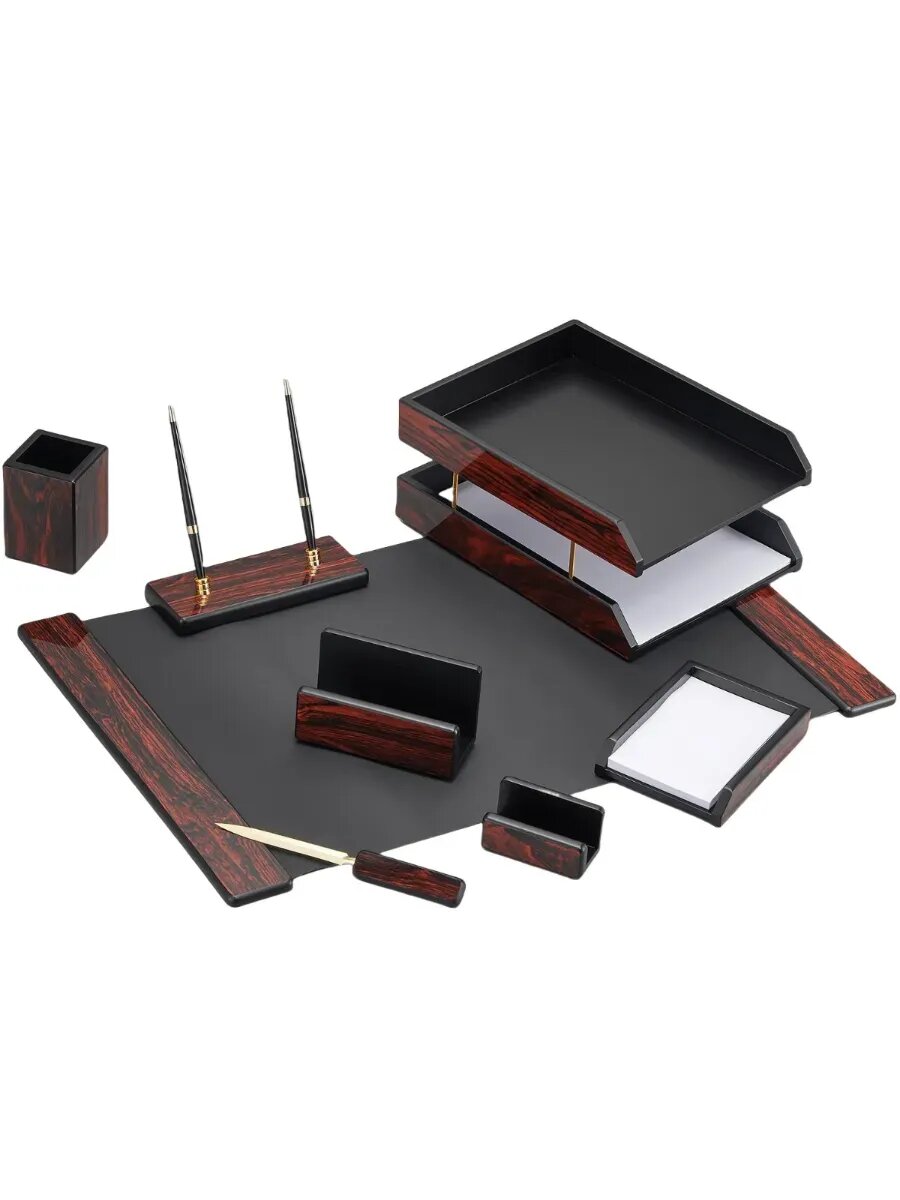 Настольный набор 8FR-1A 8 предметов палисандр МДФ