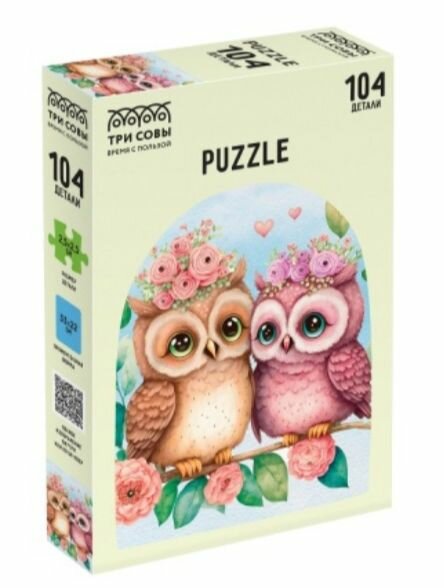 Пазл Три совы "Совушки" 104 элемента