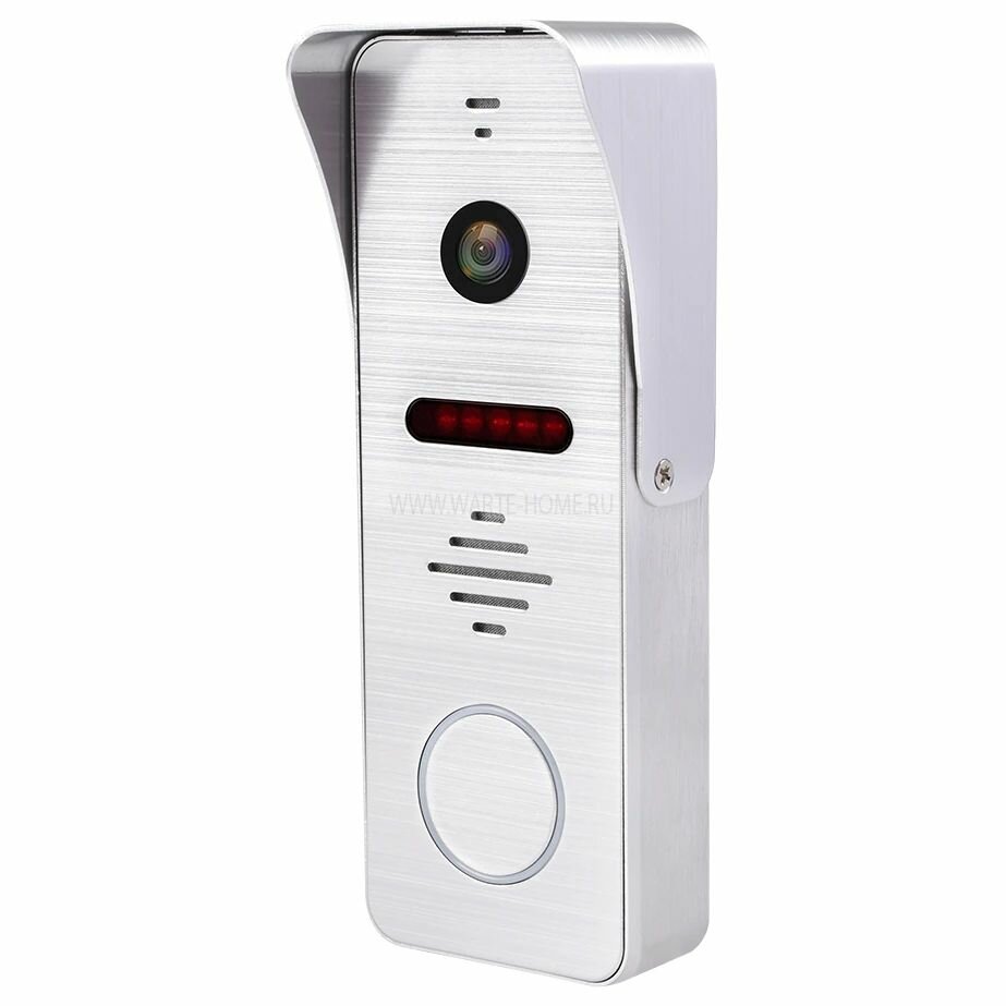 WARTE-DP-03 (серебро) MHD-H 2Мп Цветная вызывная видеопанель домофона ИК-2м (180 град)