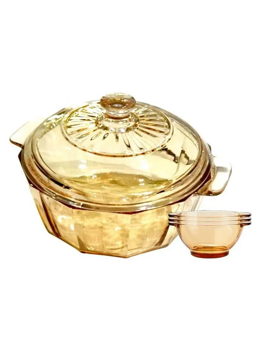 Набор посуды Lock&Lock Jinpo 4 предмета,3 миски,1 л кастрюля