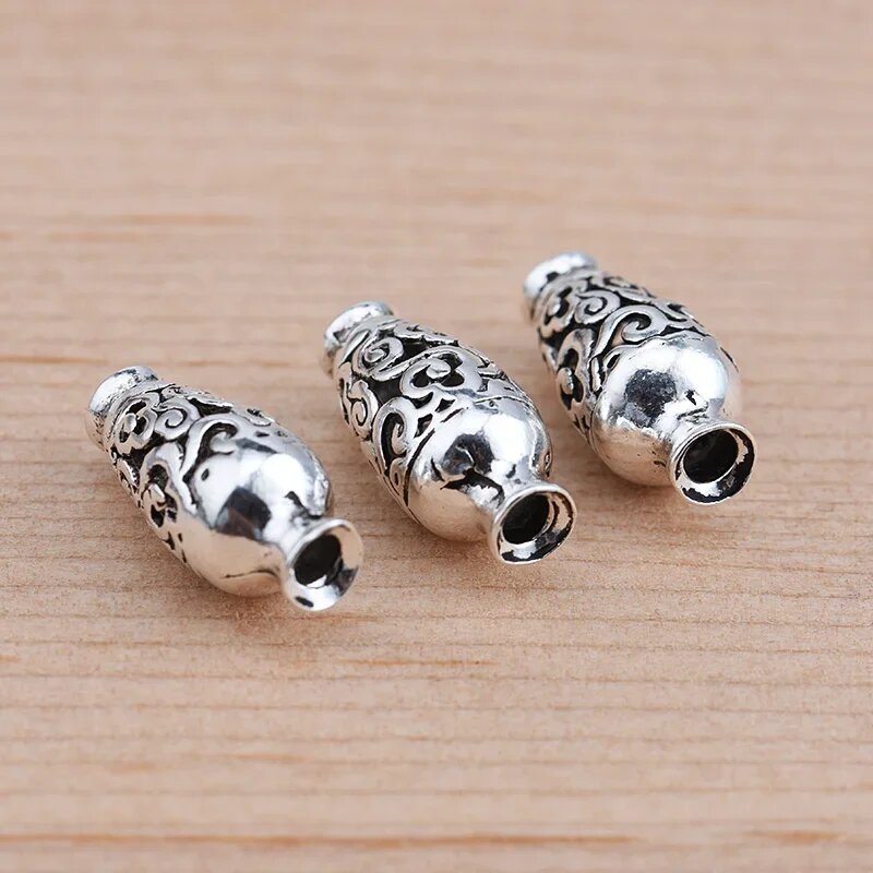 S925 Стерлинговое Серебро, тайское серебро, ювелирные изделия, аксессуары, винтажная ваза, бусы, ручная работа, сделай сам, браслет, ожерелье, ювелирные изделия, аксессуары